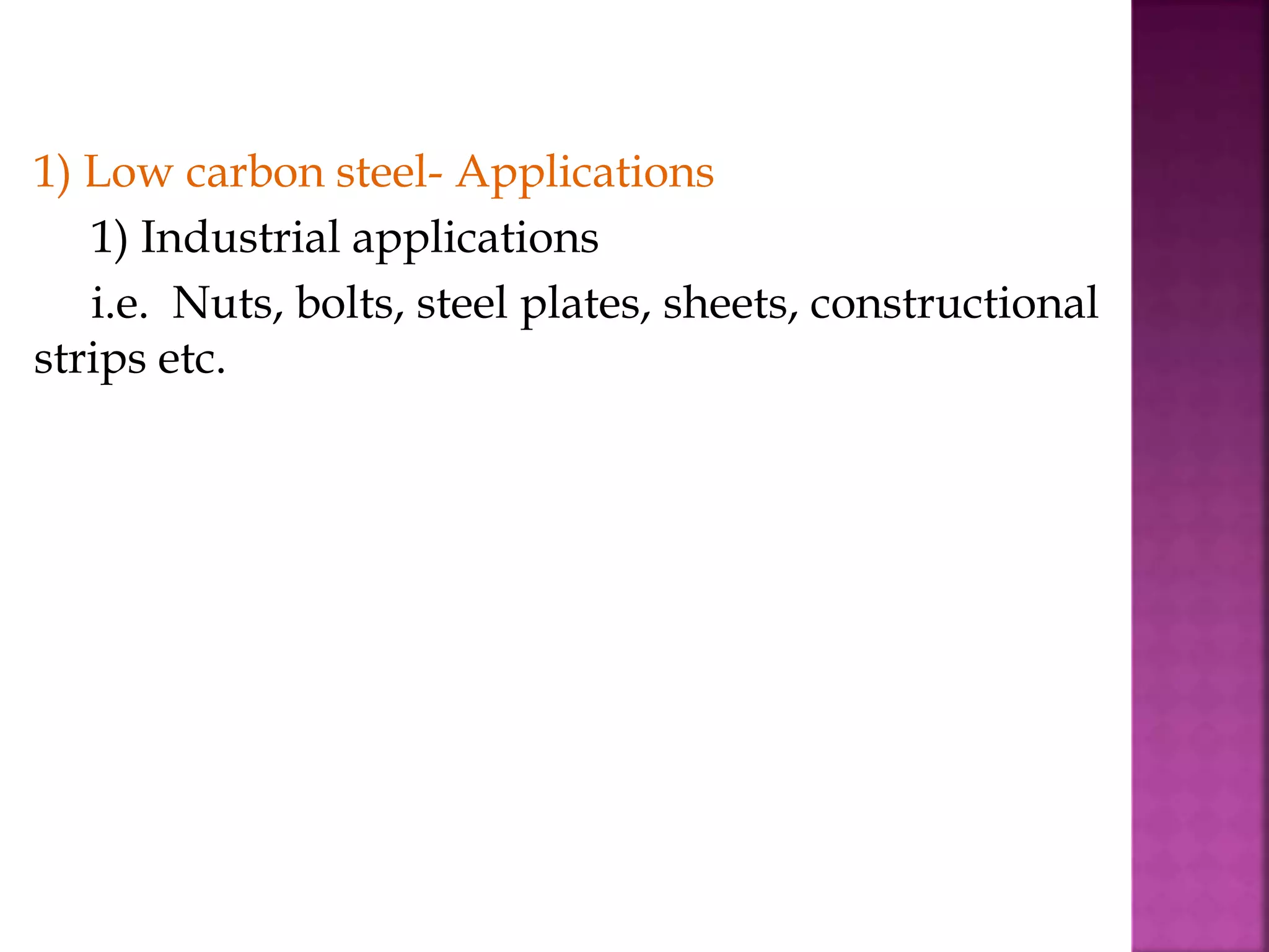 Classification of steel | PPTX