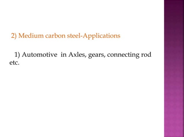 Classification of steel | PPTX