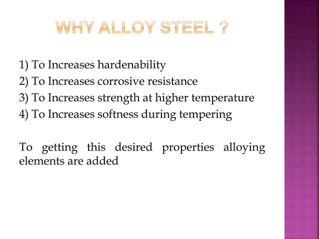 Classification of steel | PPTX