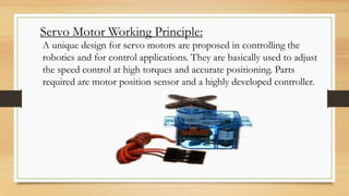 Presentation1 stepper and servomotor12 | PPTX