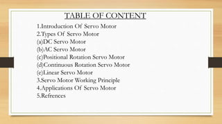 Presentation1 stepper and servomotor12 | PPTX