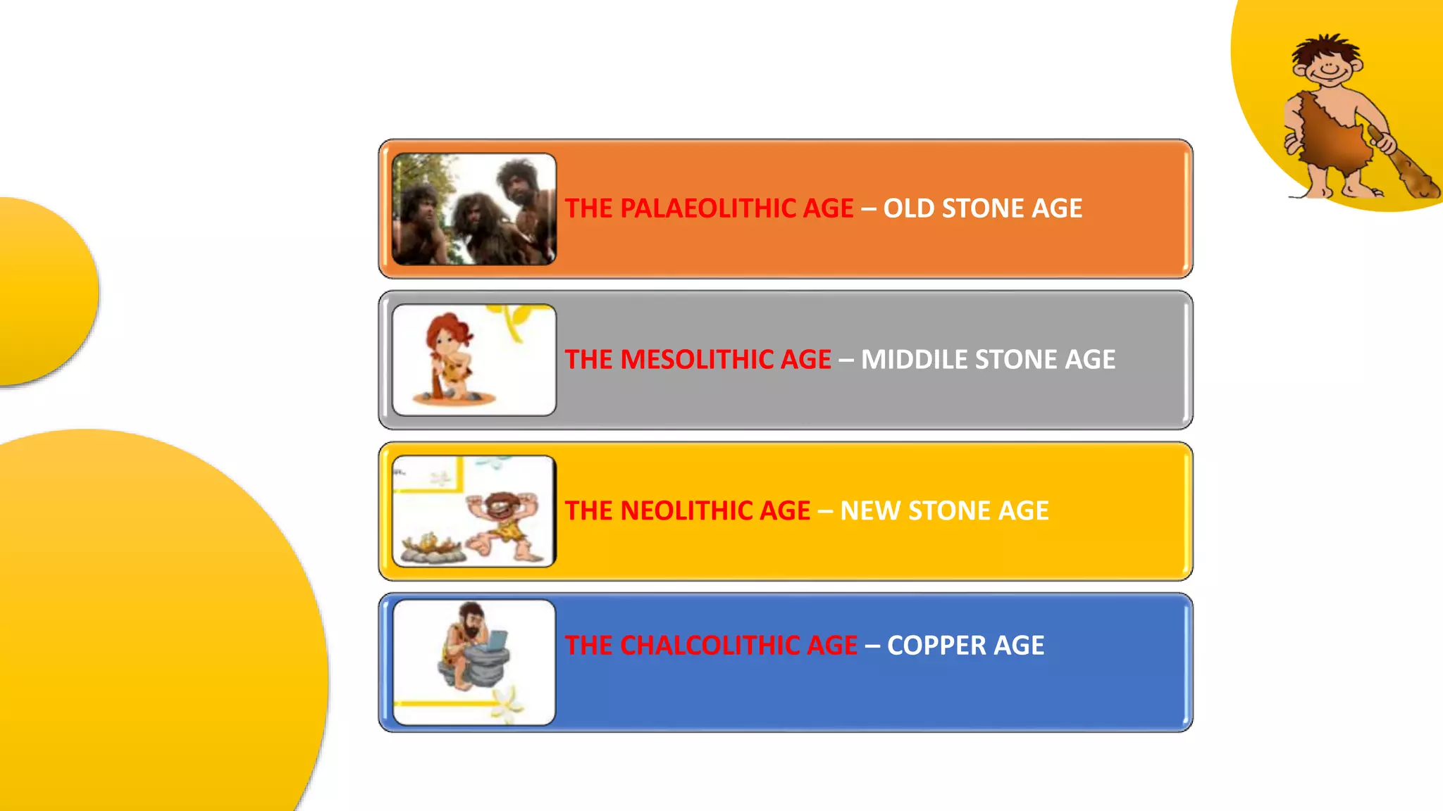 BASICS OF STONE AGE .pptx | Geology | Science