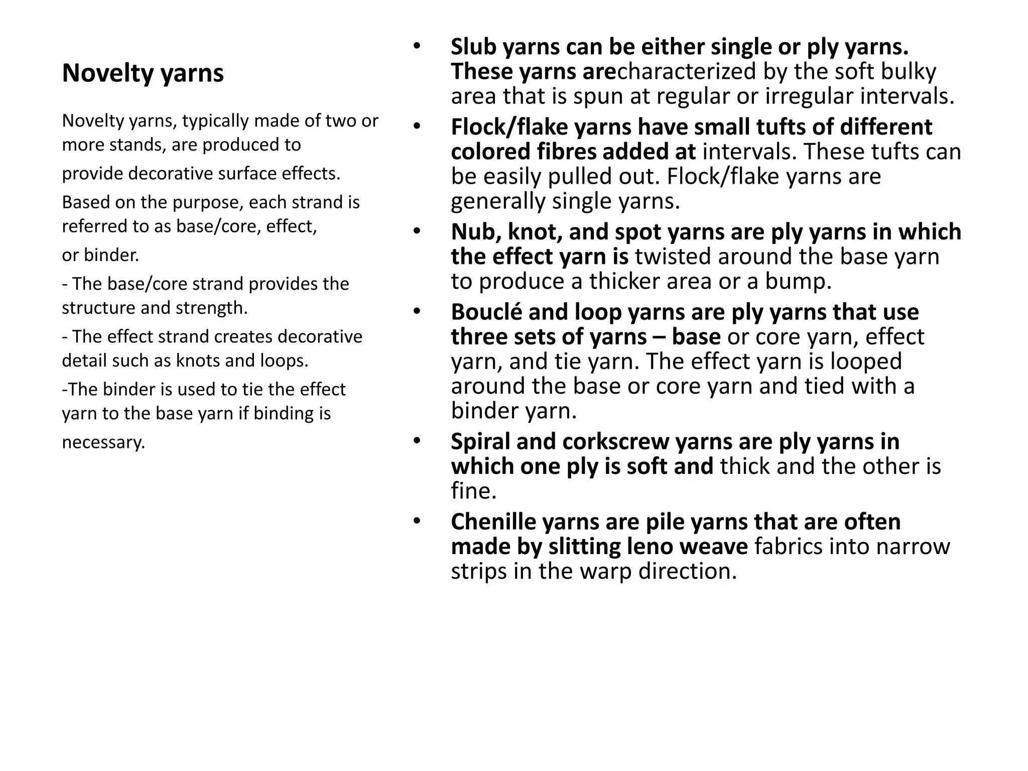 YARN CLASSIFFICATION | PPTX