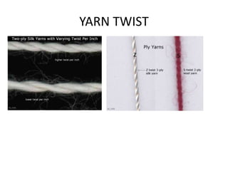 YARN CLASSIFFICATION | PPTX
