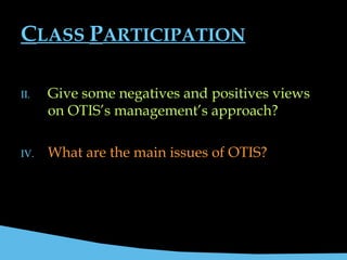 OTIS (Pacific asia Operations) | PPT