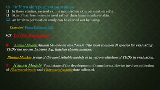 Transdermal Drug Delivery SYSTEM by PRINCE THAKUR | PPT