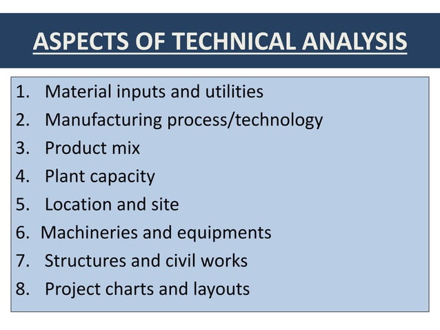 Technical analysis in project management | PPTX
