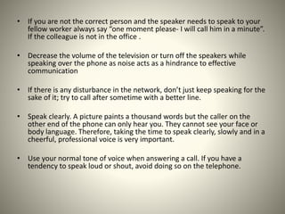 telephonic manners | PPTX