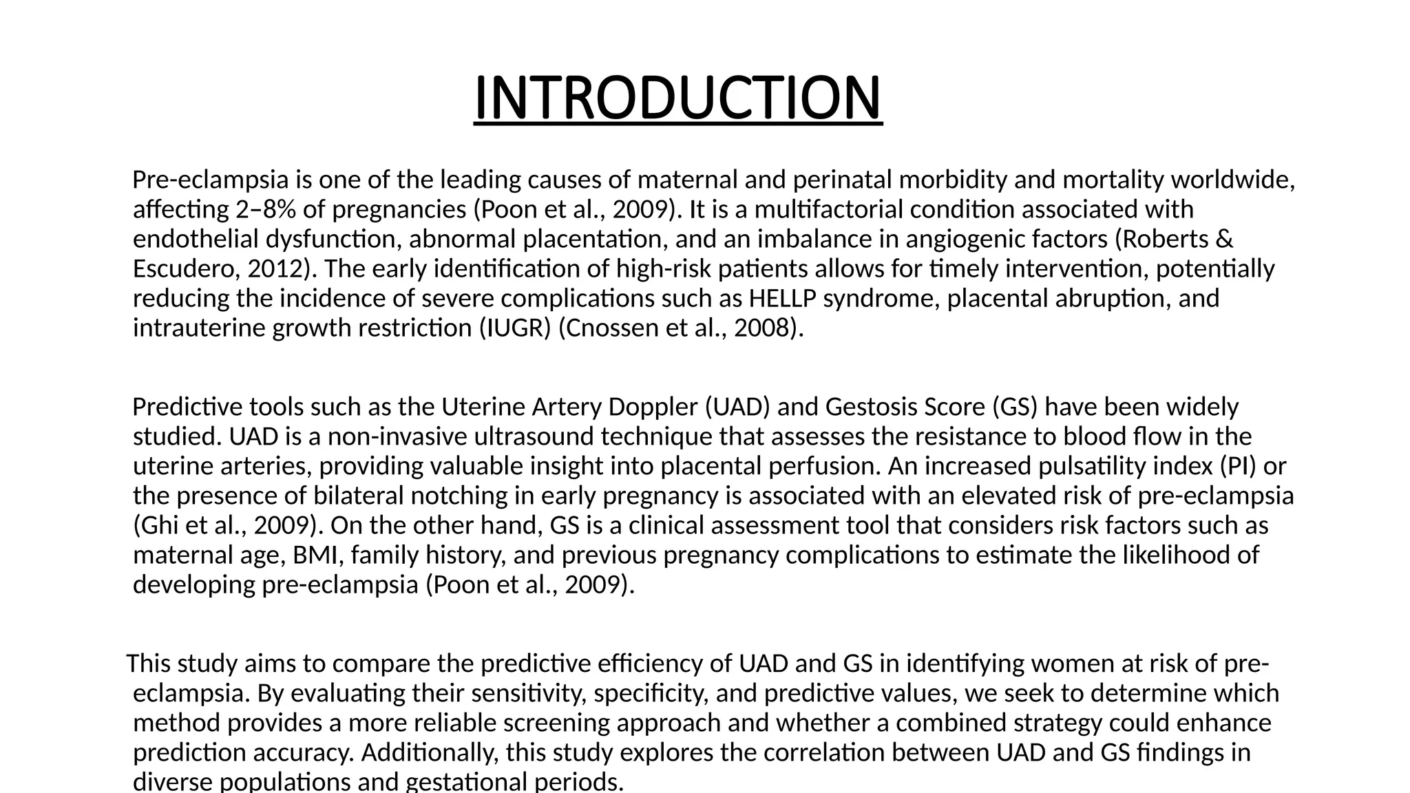 Presentation1 THESIS.pptxComparative Study on Pre-eclampsia Prediction: Uterine Artery Doppler ...