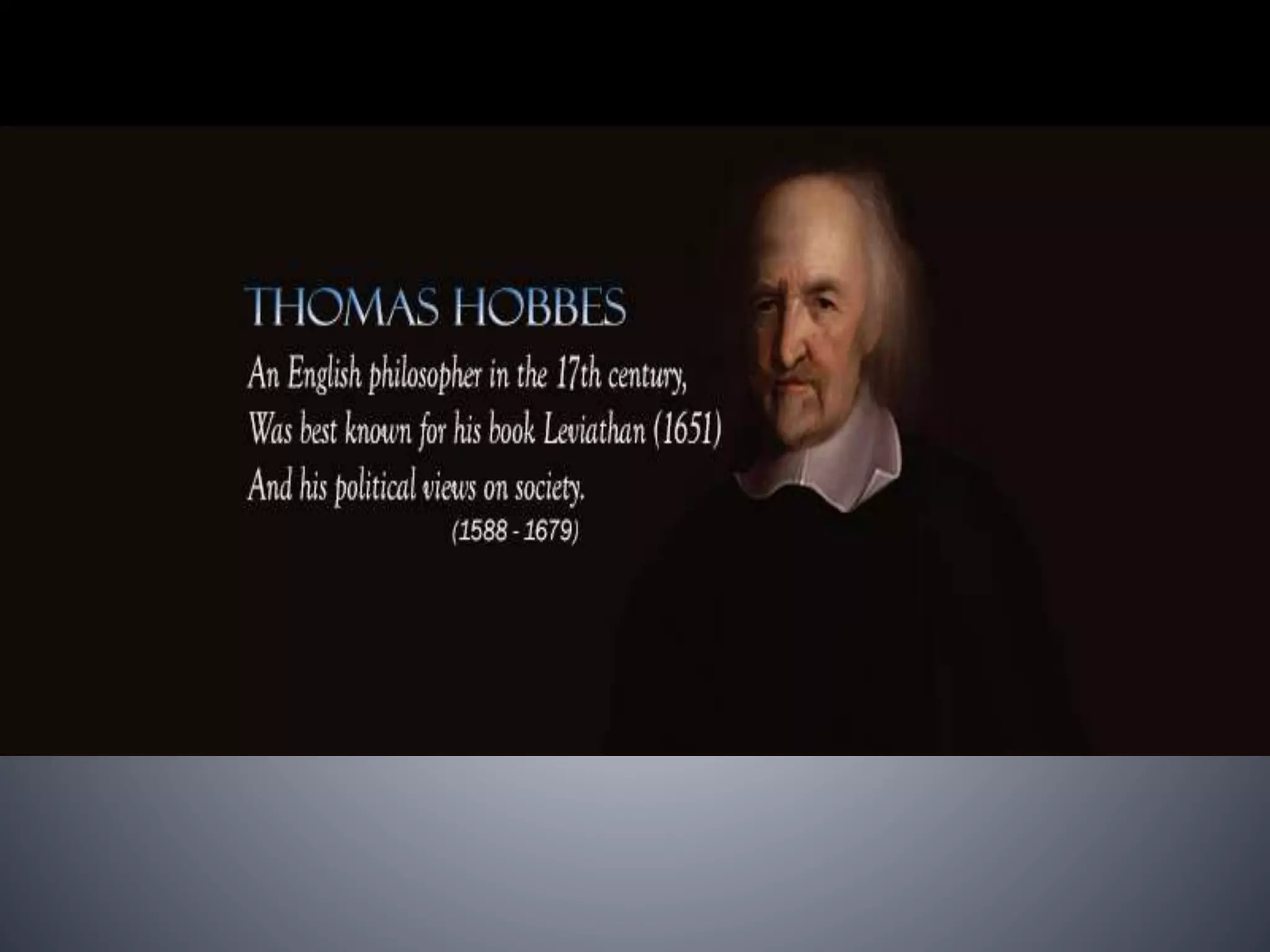 Thomas hobbes | PPTX