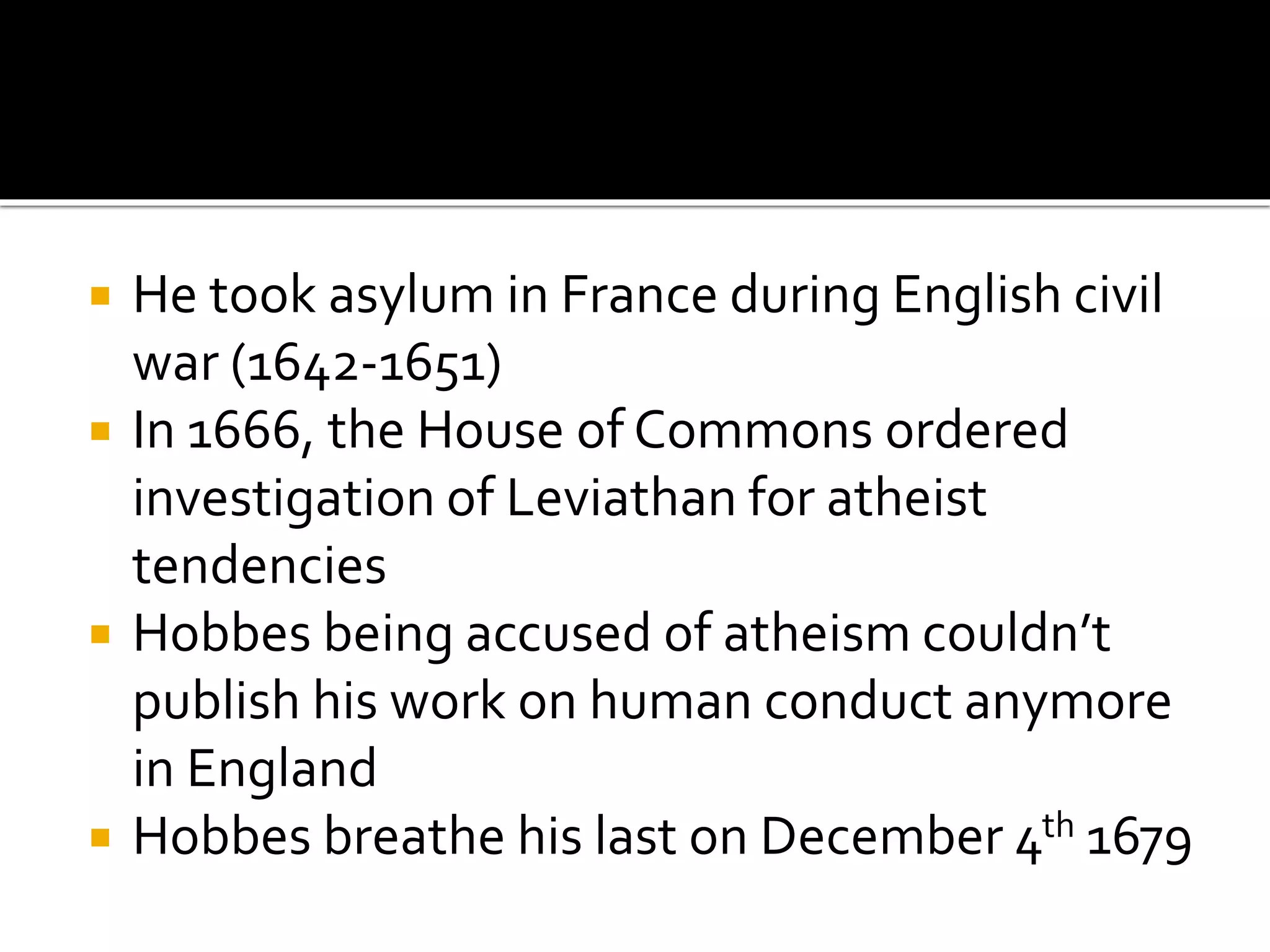 Thomas hobbes | PPTX