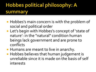 Thomas hobbes | PPTX
