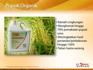 Presentation Tiens | PPTX
