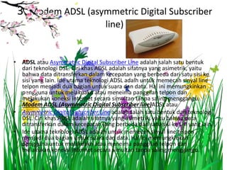 perangkat keras jaringan komputer kelas 9 | PPT