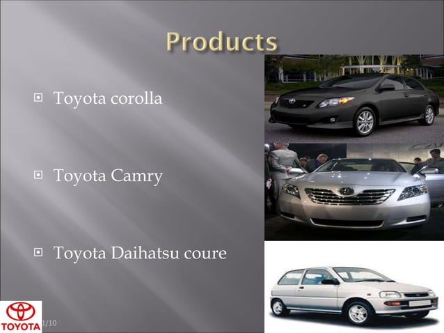Presentation1toyota2 | PPT