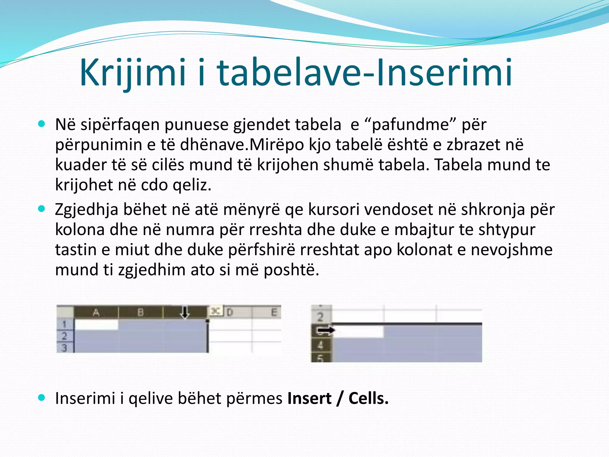 Microsoft Excel shqip | PPTX