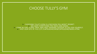 Presentation1 tully | PPT