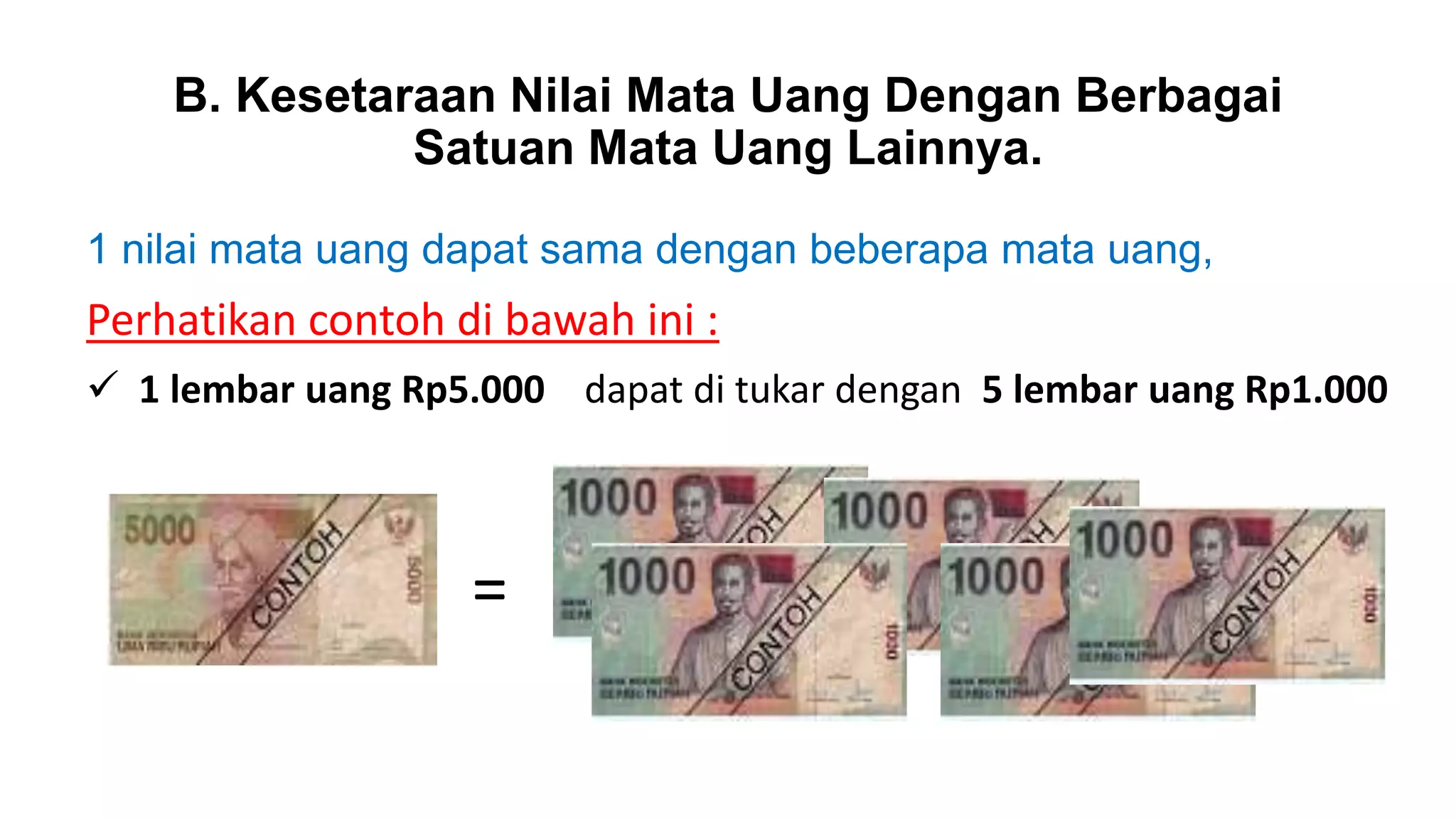 Presentation1 uang kls 3 ppt | PPTX