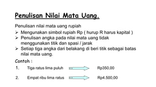 Presentation1 uang kls 3 ppt | PPTX