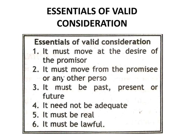 BUSINESS LAW - CONSIDERATION | PPT