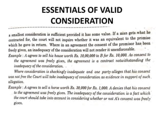 BUSINESS LAW - CONSIDERATION | PPT