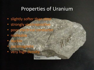 Presentation1uranium | PPTX
