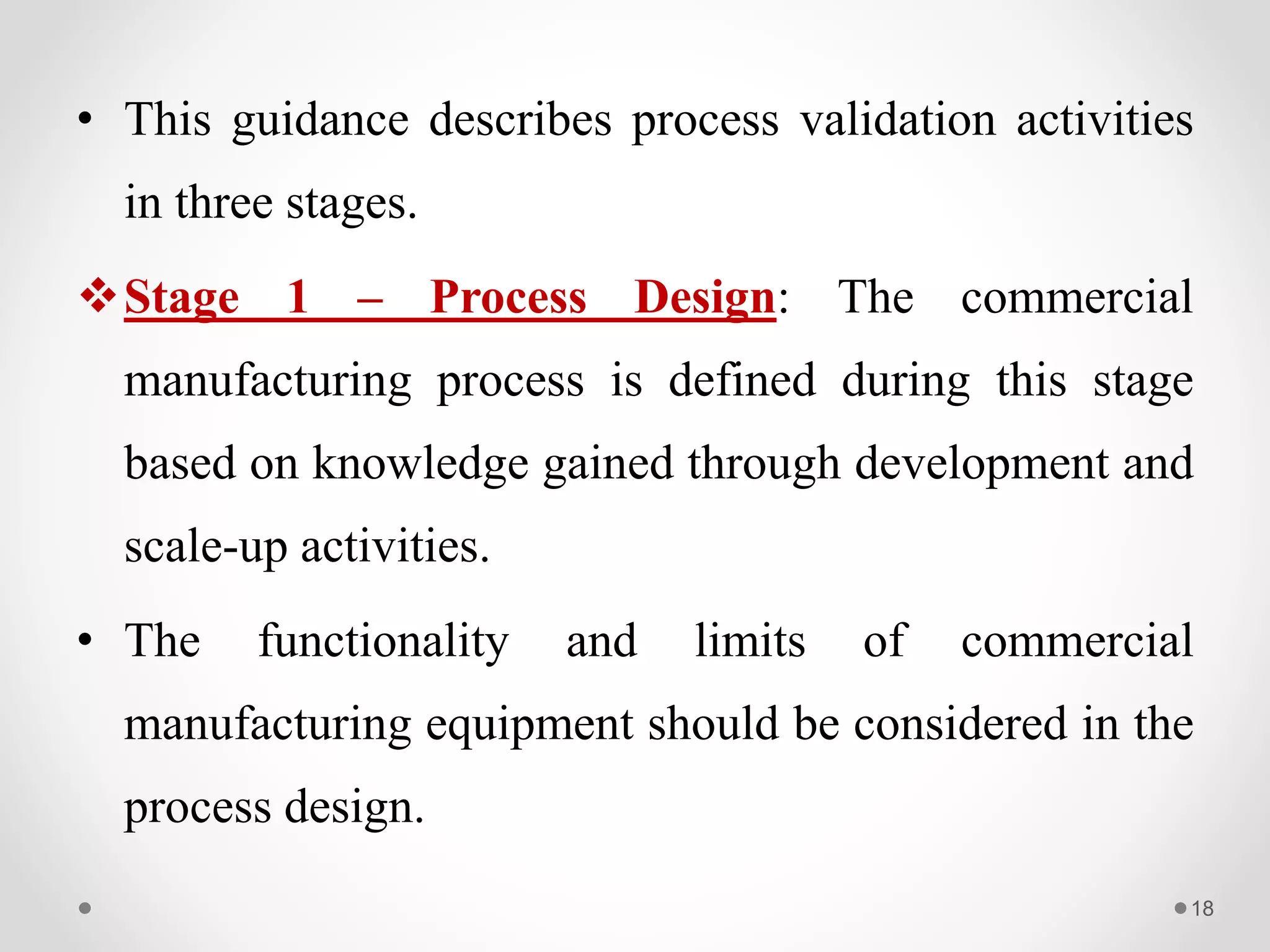 USFDA guidelines on process validation a life cycle approach | PPTX