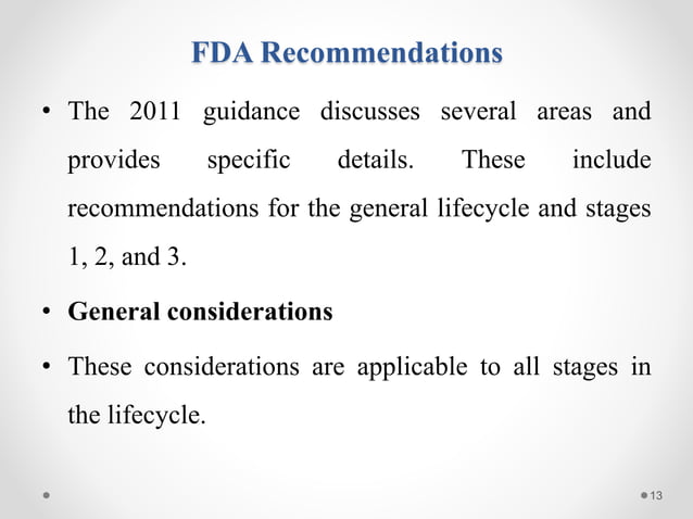 USFDA guidelines on process validation a life cycle approach | PPTX ...