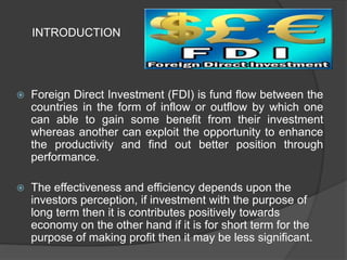 Impact of FDI on Indian Entrepreneurship | PPTX