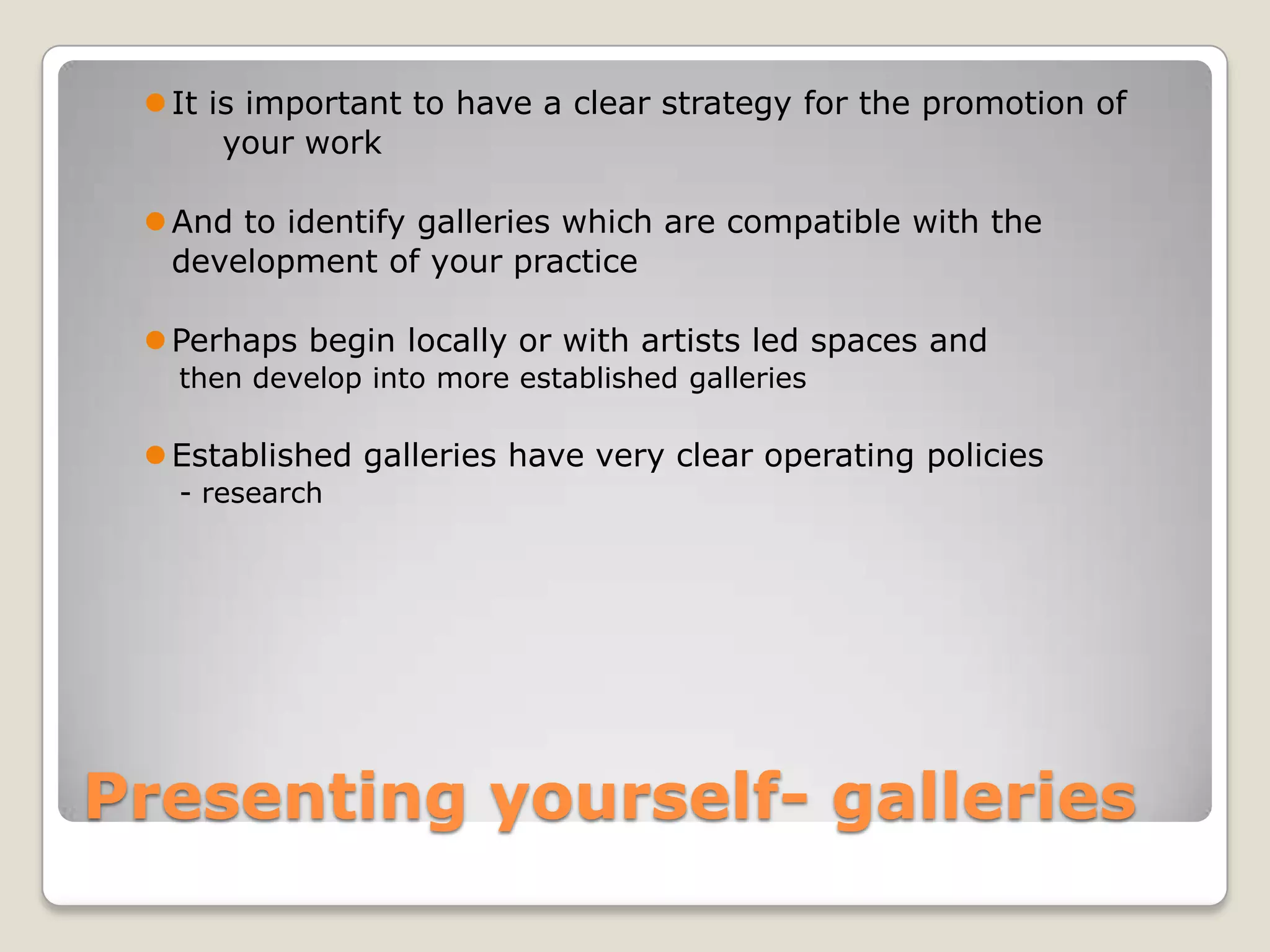 Presenting Yourself - Kerry McCall | PPTX