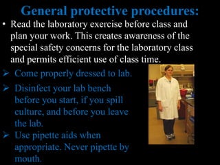 SAFETY RULE AND REGULATION IN MICROBIOLOGICAL LABOURATORY | PPTX