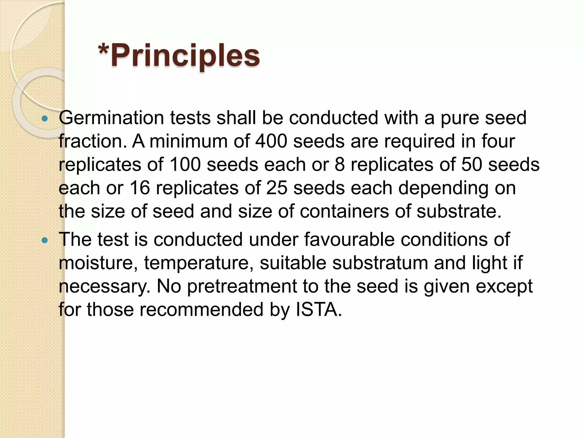 Seed Testing for Germination | PPTX