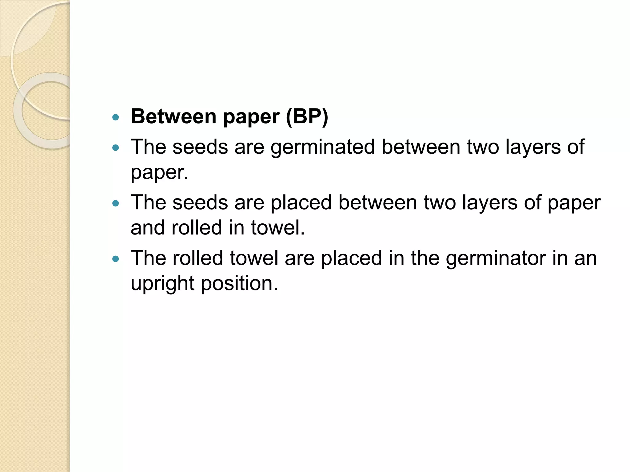 Seed Testing for Germination | PPTX