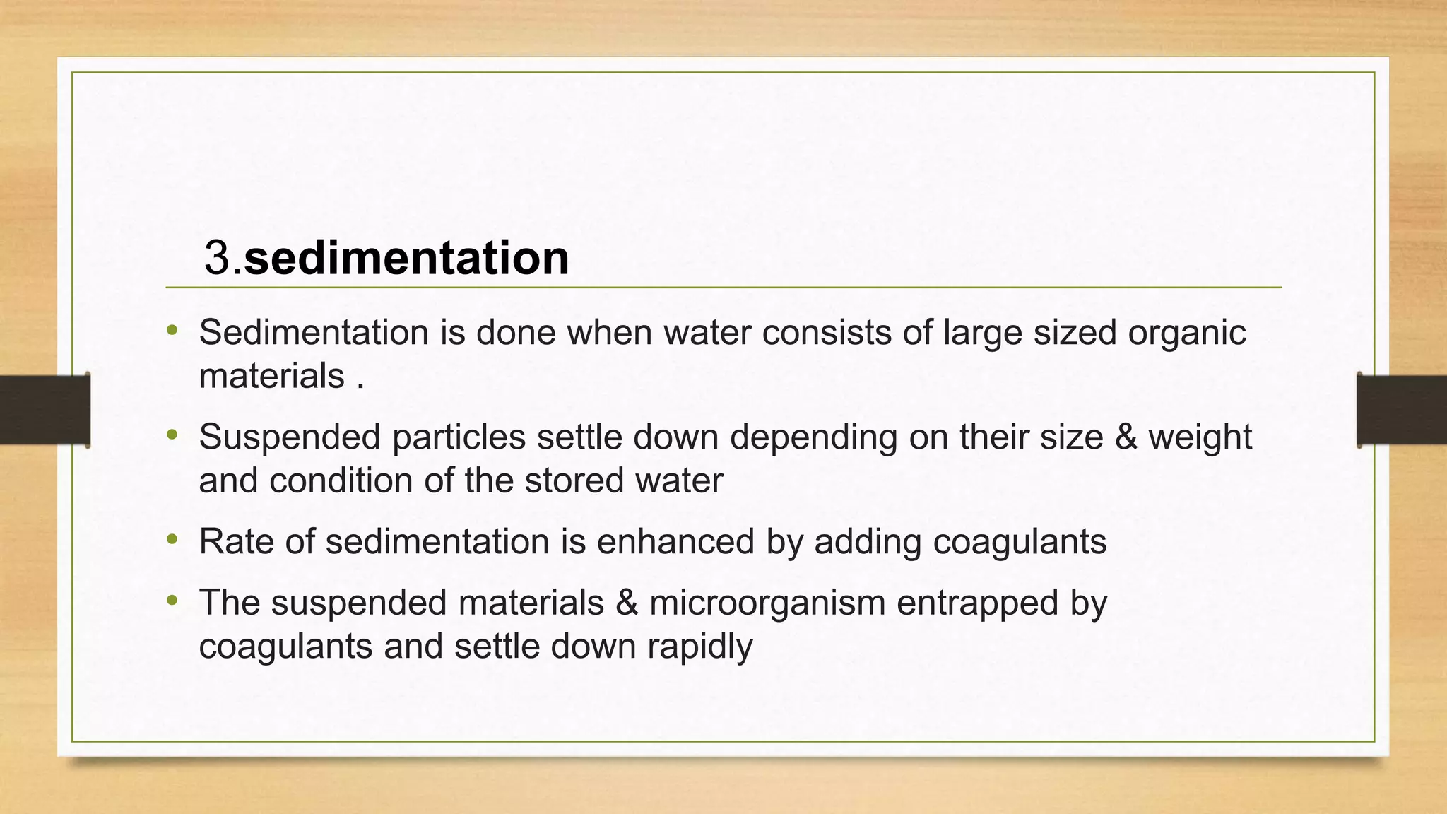 treatment of water for drinking purpose | PPTX