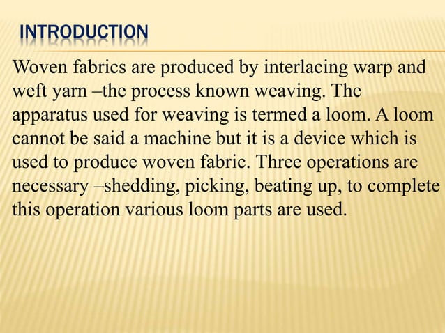 Presentation on Weaving Loom by rasel rana | PPT