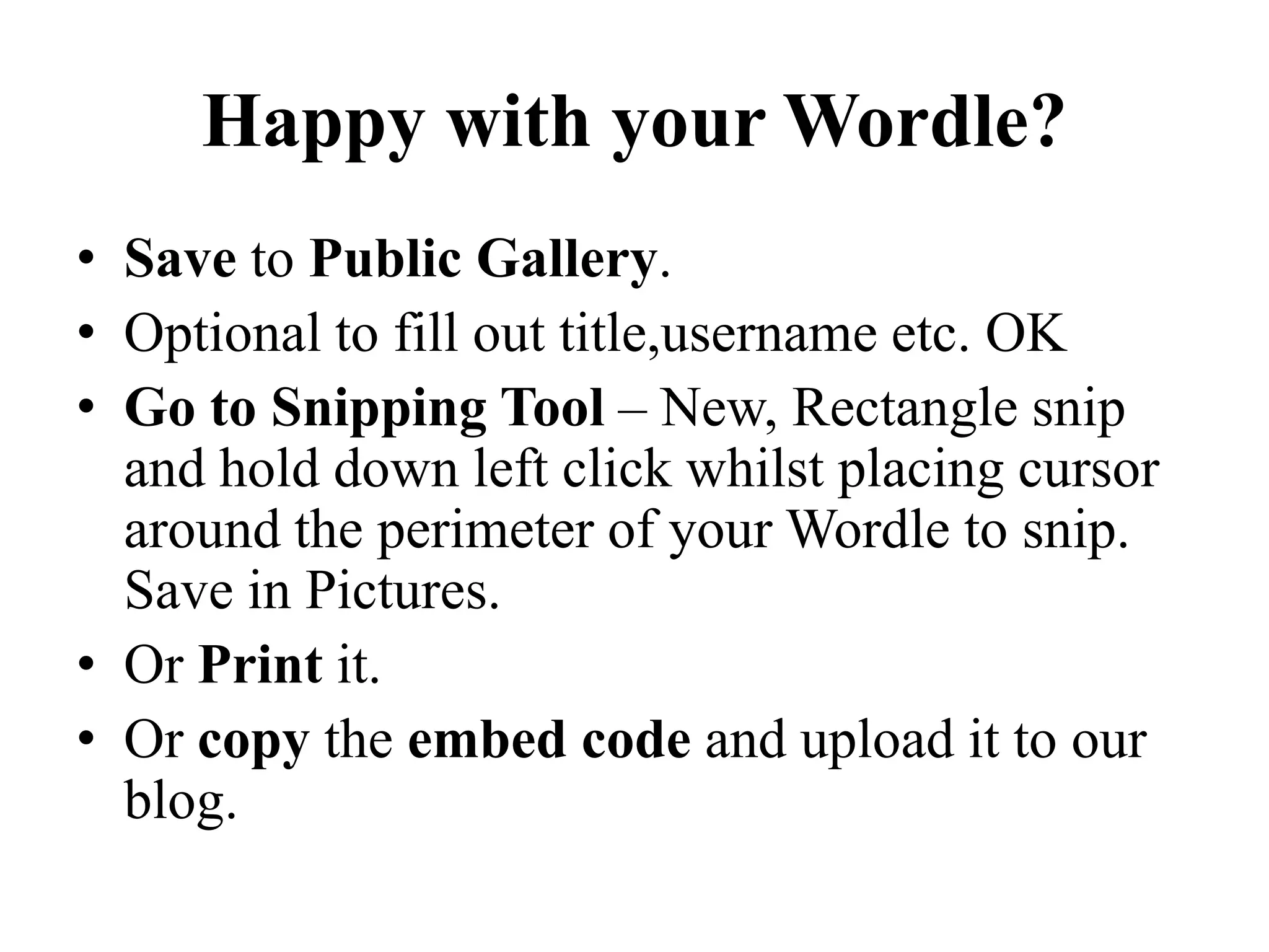 Creating a Wordle | PPTX