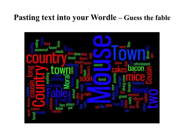 Creating a Wordle | PPTX | Internet | Computing