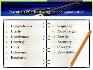 written communication | PPTX | Desktop Publishing | Computer Software ...