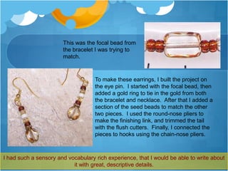Jewelry-Making & Arts Integration | PPTX