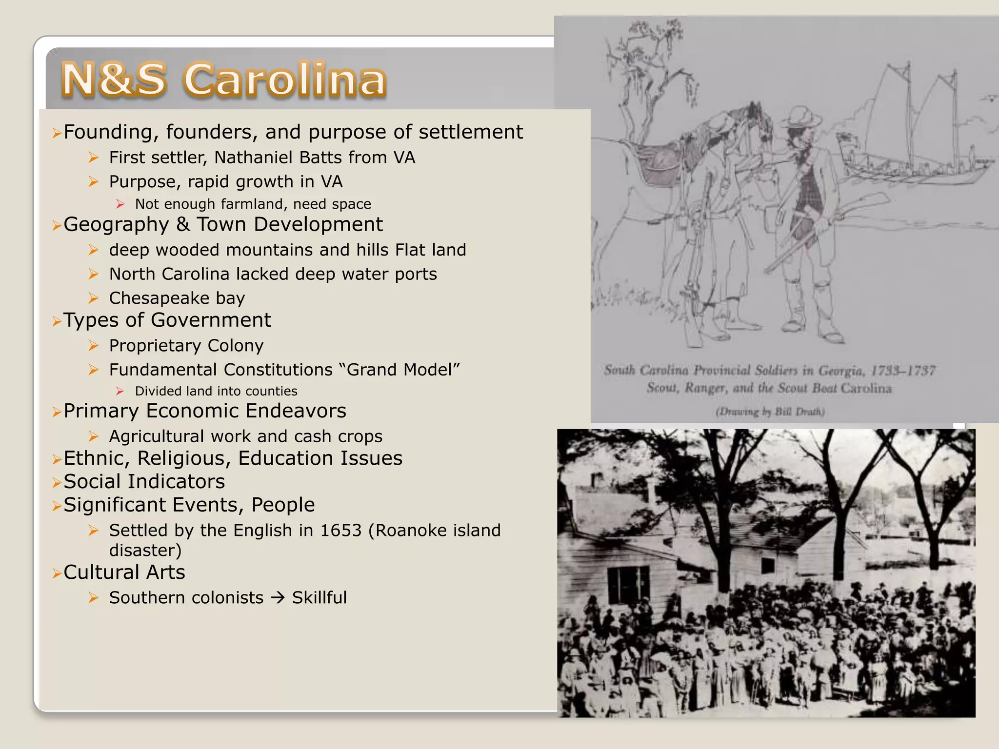 US Southern Colonies Presentation | PPT