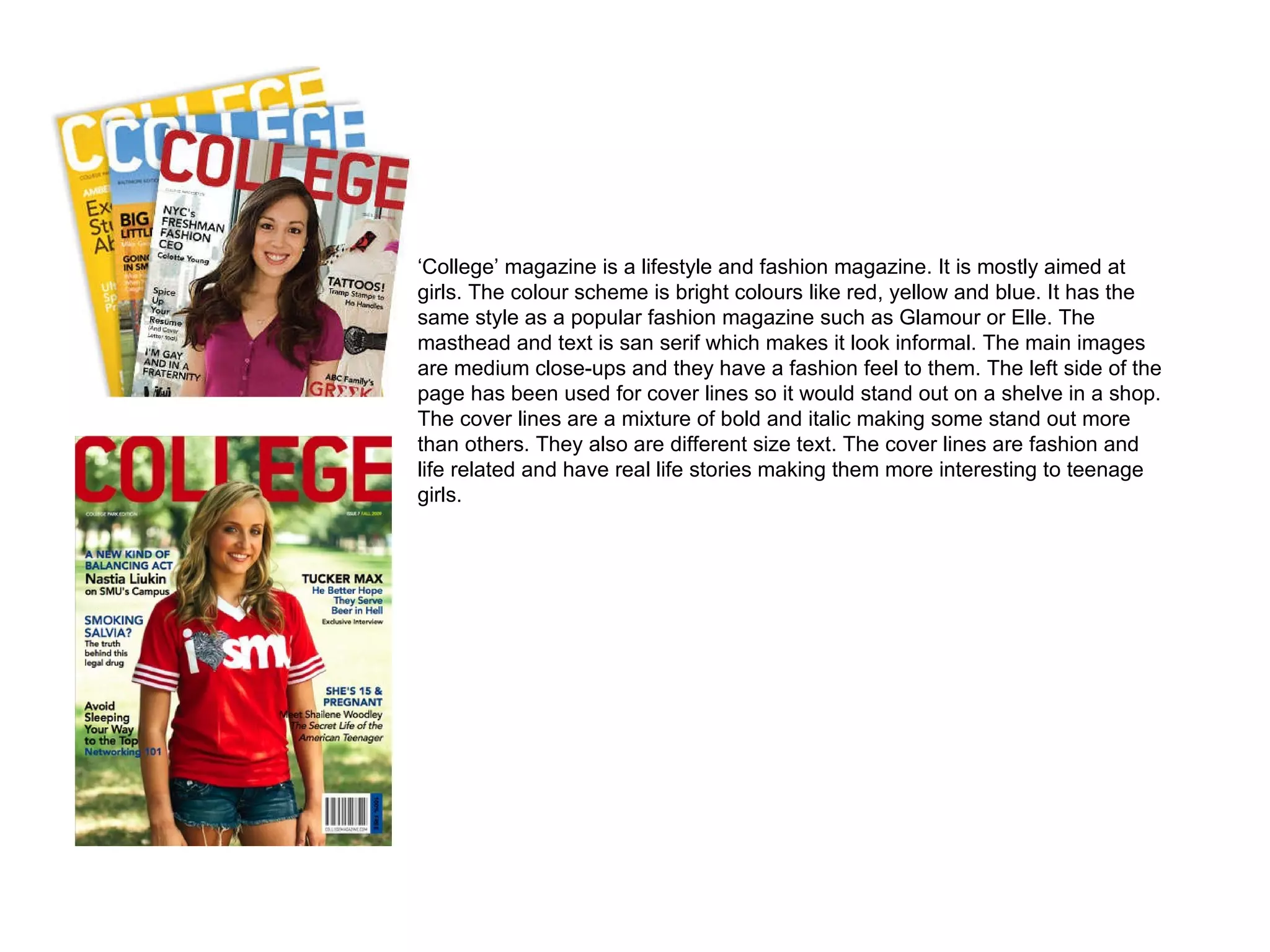 College Magazine Research | PPT