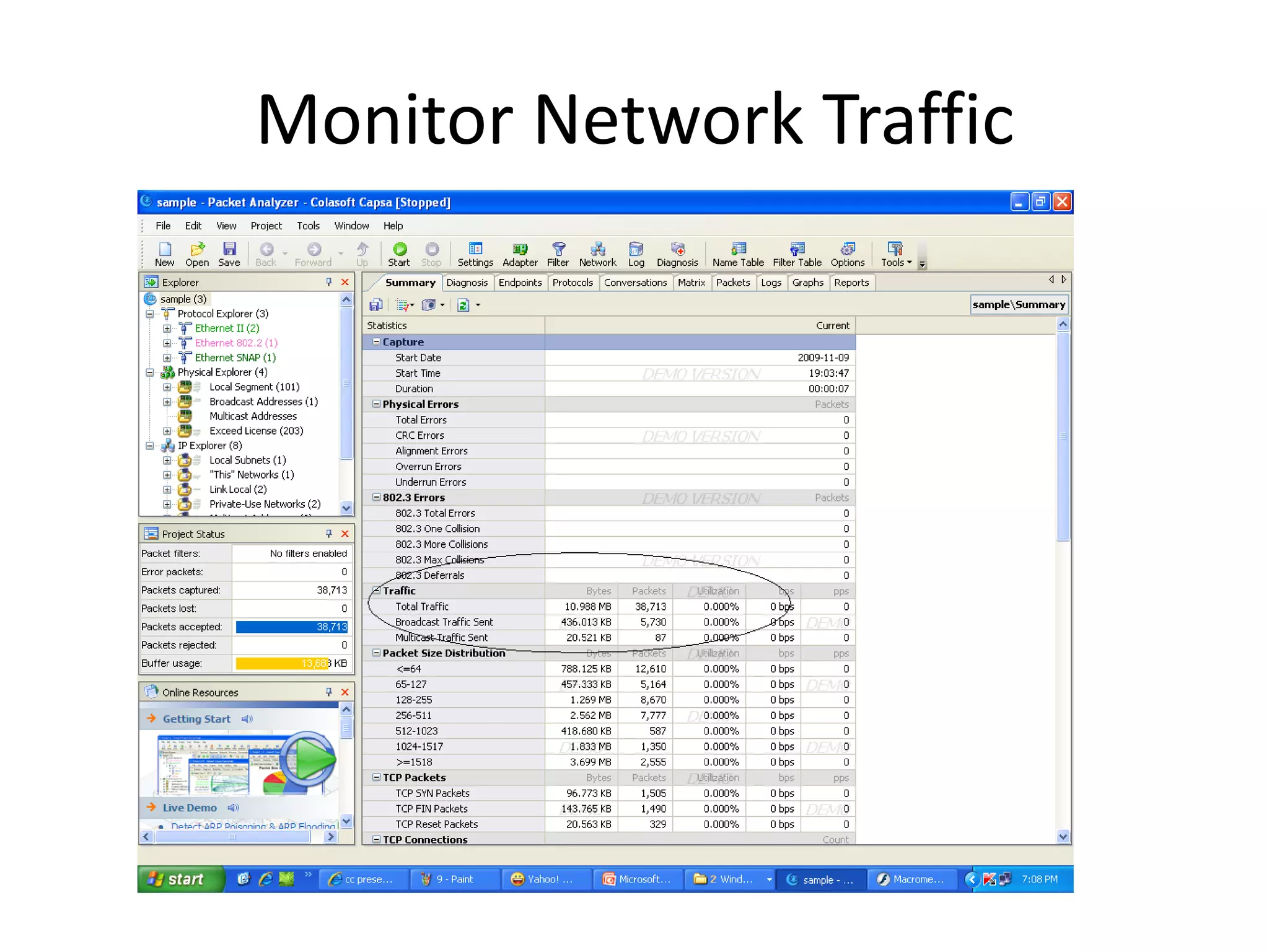 Network Protocol Analyzer Pptx Computer Networking Computing