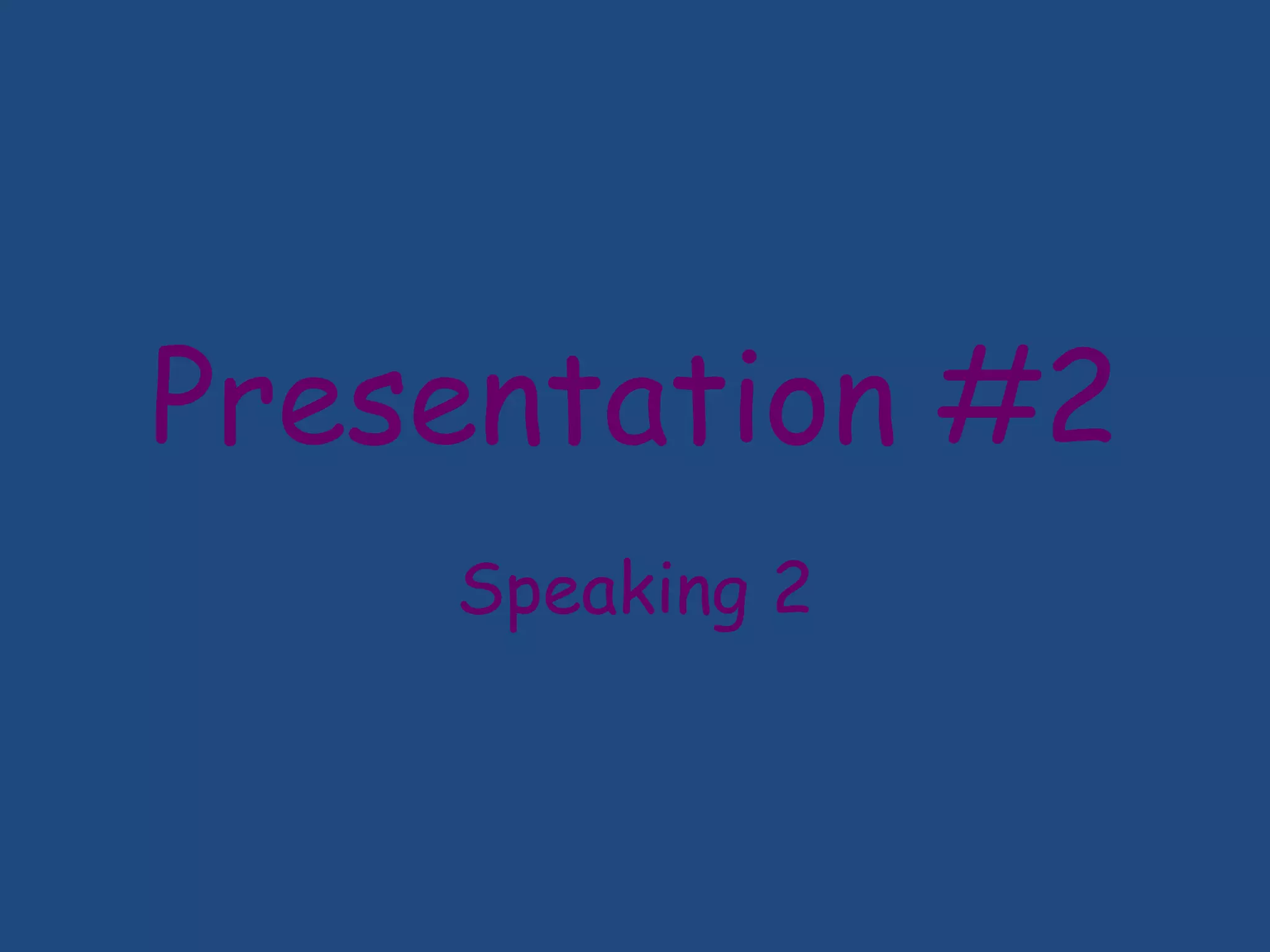 ESL Presentation 2 | PPTX