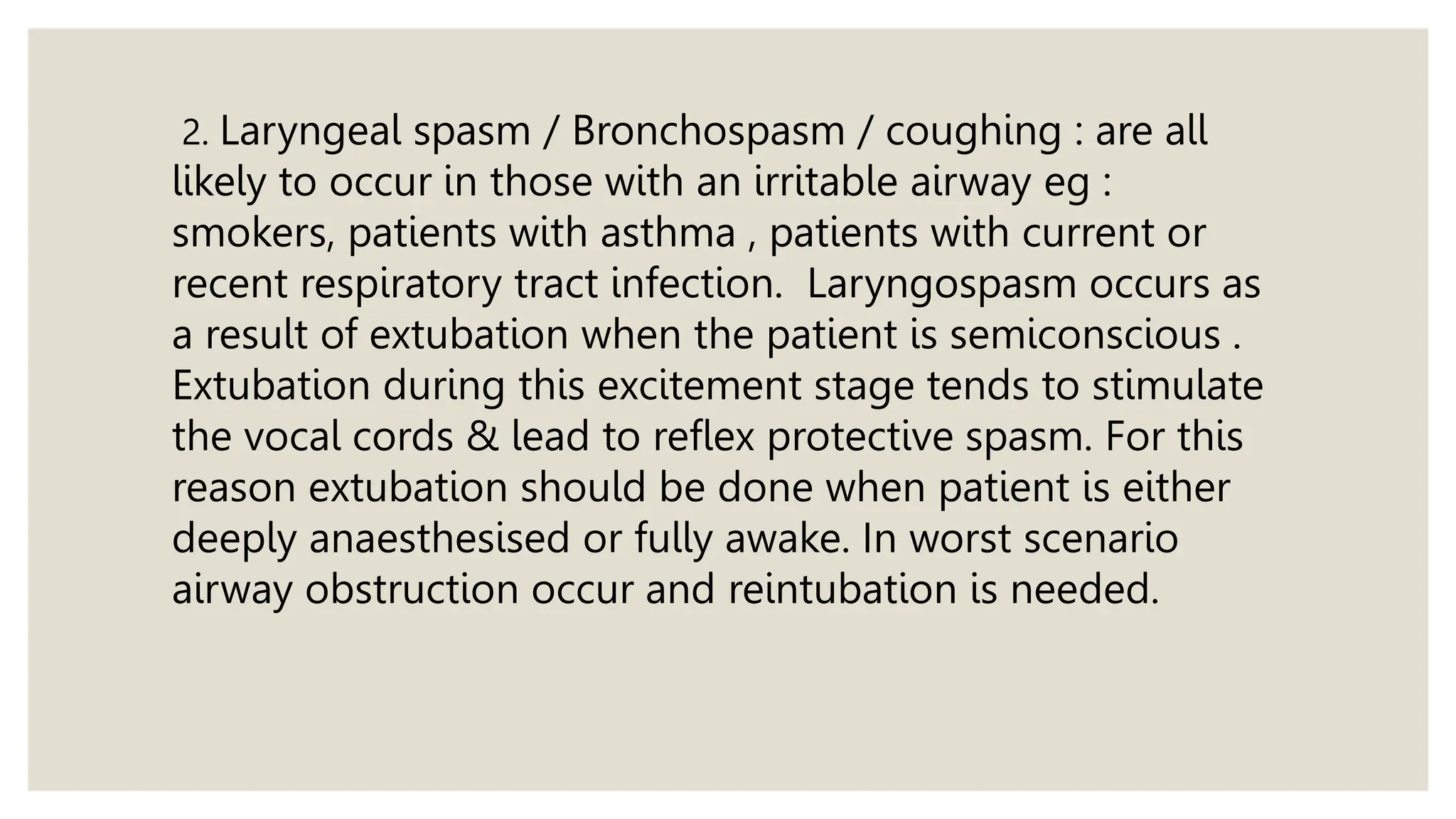 Steps of extubation in general anesthesia patients | PPTX