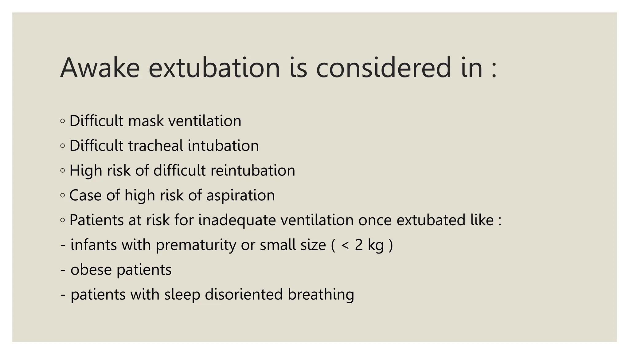 Steps of extubation in general anesthesia patients | PPTX