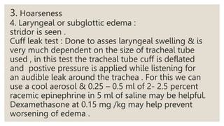 Steps of extubation in general anesthesia patients | PPTX