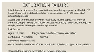 Steps of extubation in general anesthesia patients | PPTX