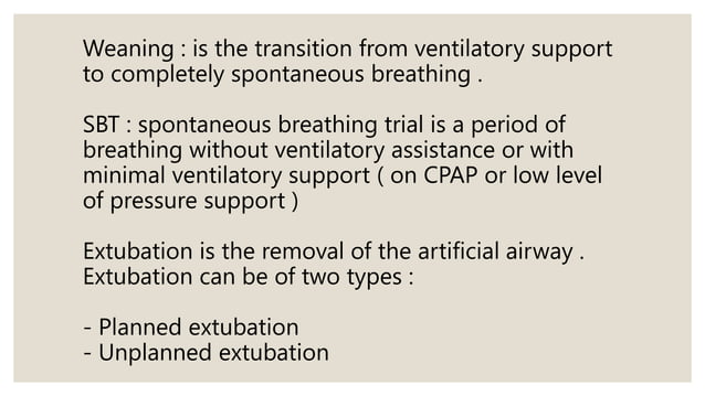 Steps of extubation in general anesthesia patients | PPTX | Ear, Nose ...