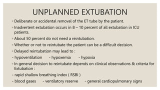 Steps of extubation in general anesthesia patients | PPTX