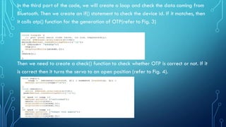OTP Based Smart Wireless Locking System using Aurdino | PDF